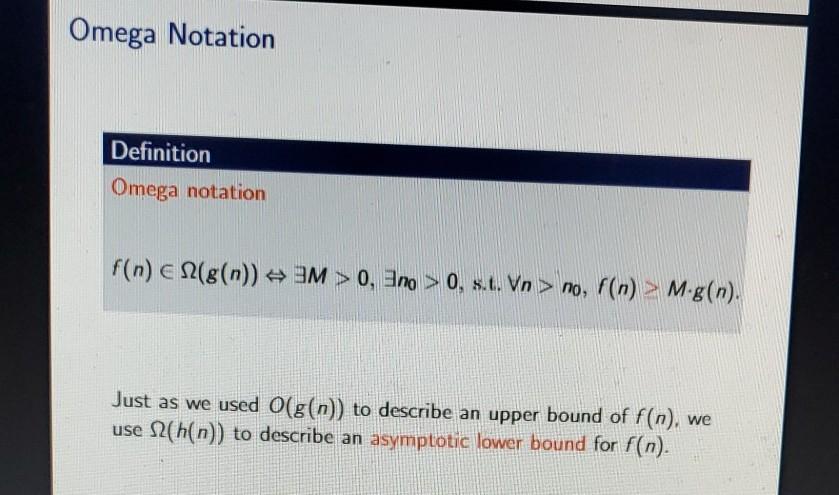 Solved proof theta, big O, and omega notations using the | Chegg.com