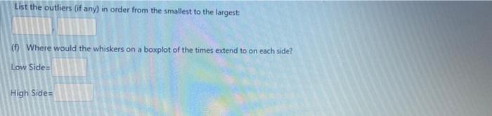 Solved Lower limit=Q1-1.5xIQR Upper limit = Q3 - 15xIOR IQR | Chegg.com