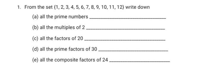 Solved 1. From the set {1,2,3,4,5,6,7,8,9,10,11,12} write | Chegg.com