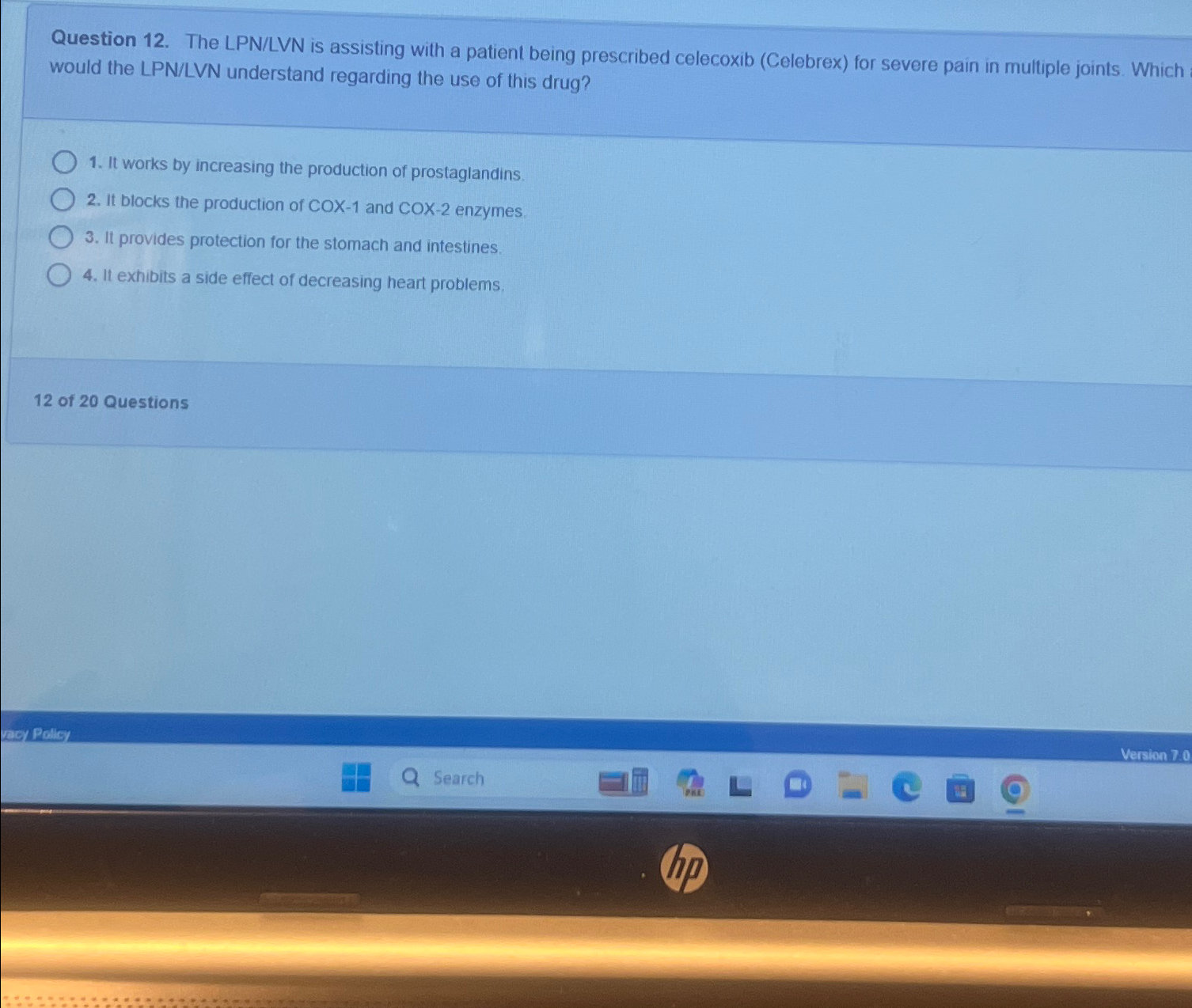 Solved Question 12. ﻿The LPN/LVN is assisting with a patient | Chegg.com