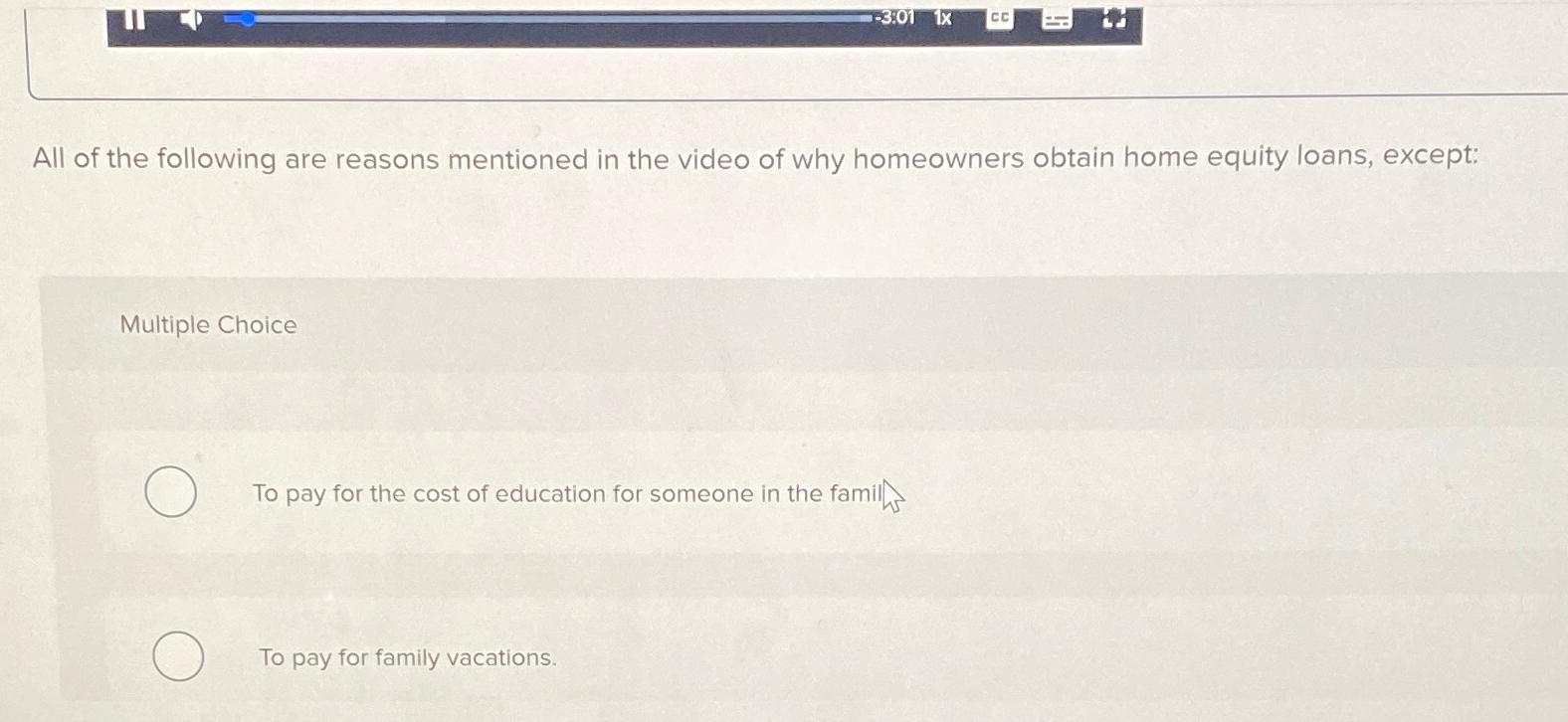Solved All of the following are reasons mentioned in the | Chegg.com