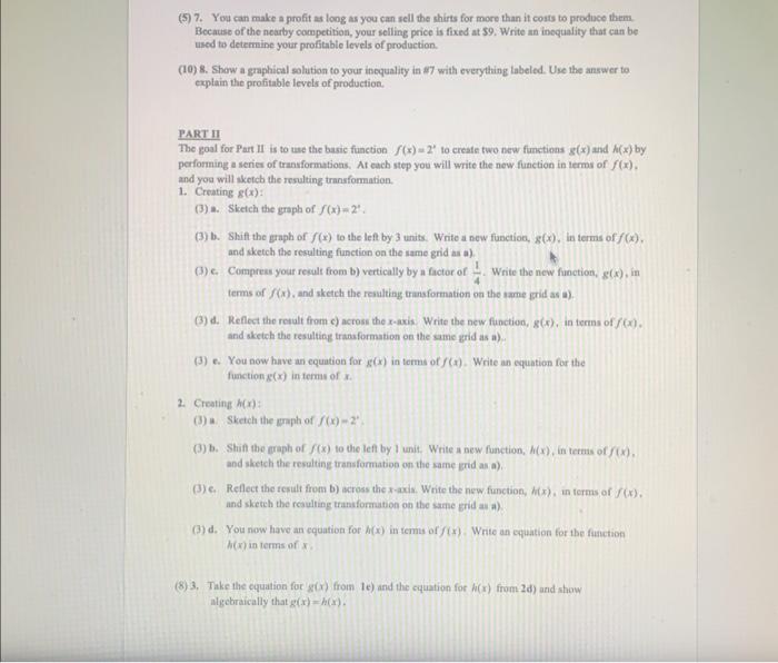 Solved PARTI You owe a T-ahin company that has done so well | Chegg.com