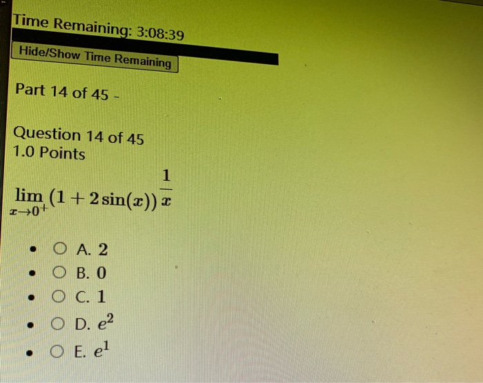 Solved Time Remaining: 3:08:39 Hide/Show Time Remaining Part | Chegg.com Solved Time Remaining: 3:08:39 Hide/Show Time Remaining Part | Chegg.com