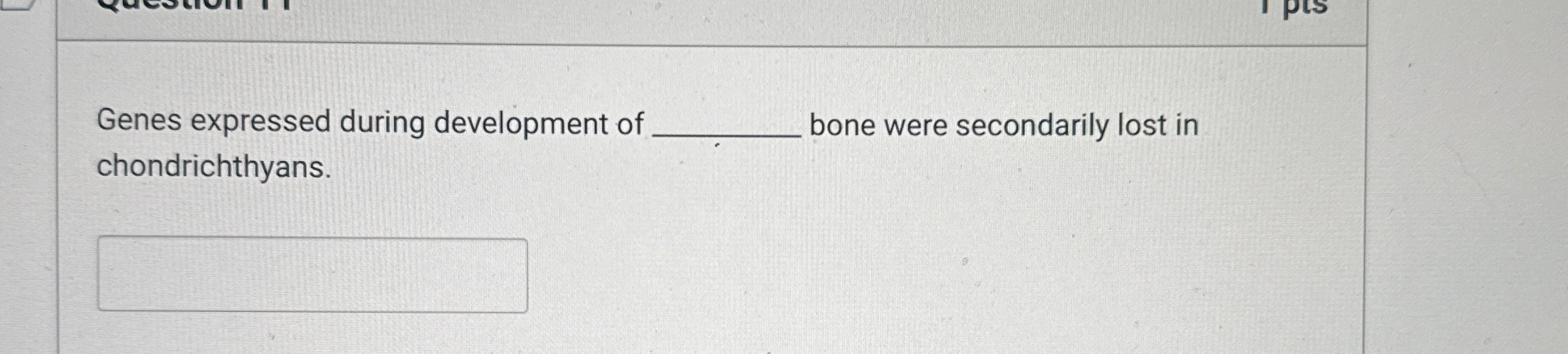 Solved Genes expressed during development of q, ﻿bone were | Chegg.com
