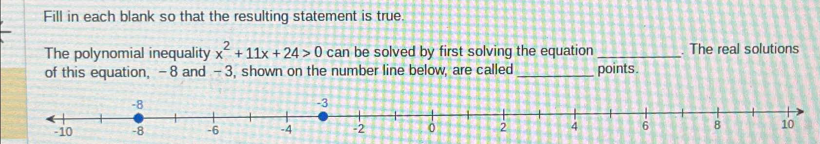 Solved Fill in each blank so that the resulting statement is | Chegg.com