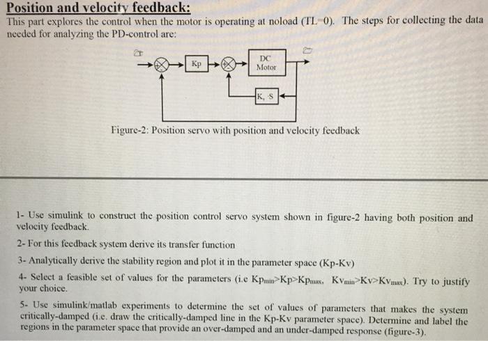 The servo-process: The servo-process is a DC motor in | Chegg.com