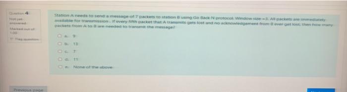 Solved Dashboard / My courses / DATA COMPUTER NETWORKS | Chegg.com