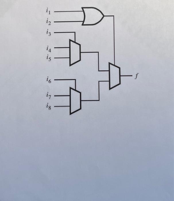 Solved 6. Consider the multiplexer-based circuit in the | Chegg.com