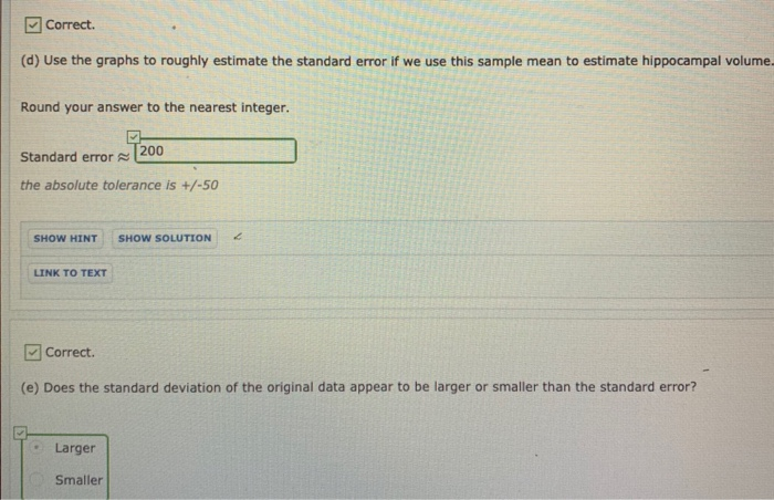 Solved Chapter 3, Section 3, Exercise 087 Brain Hippocampal | Chegg.com