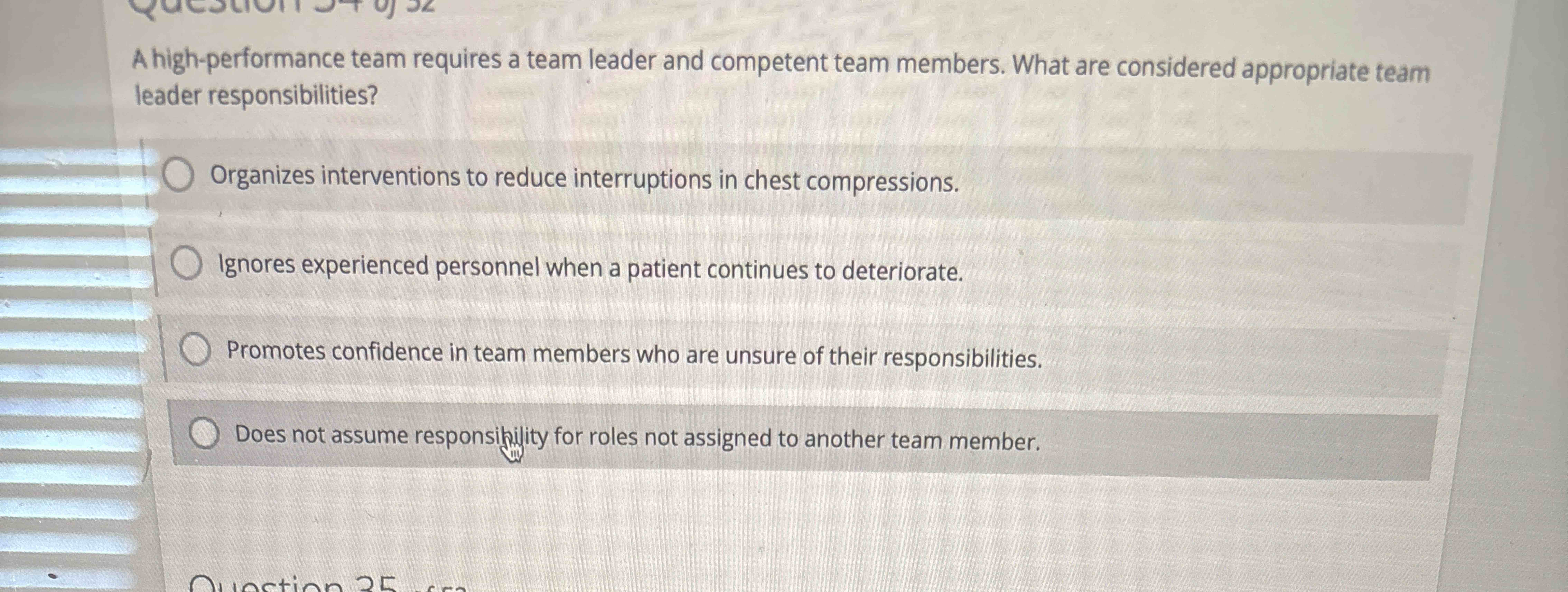 Solved A high-performance team requires a team leader and | Chegg.com