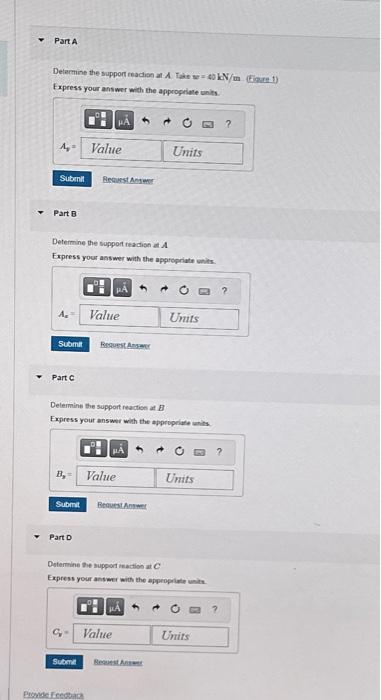 Solved Before the uniform distributed load is applied on the | Chegg.com