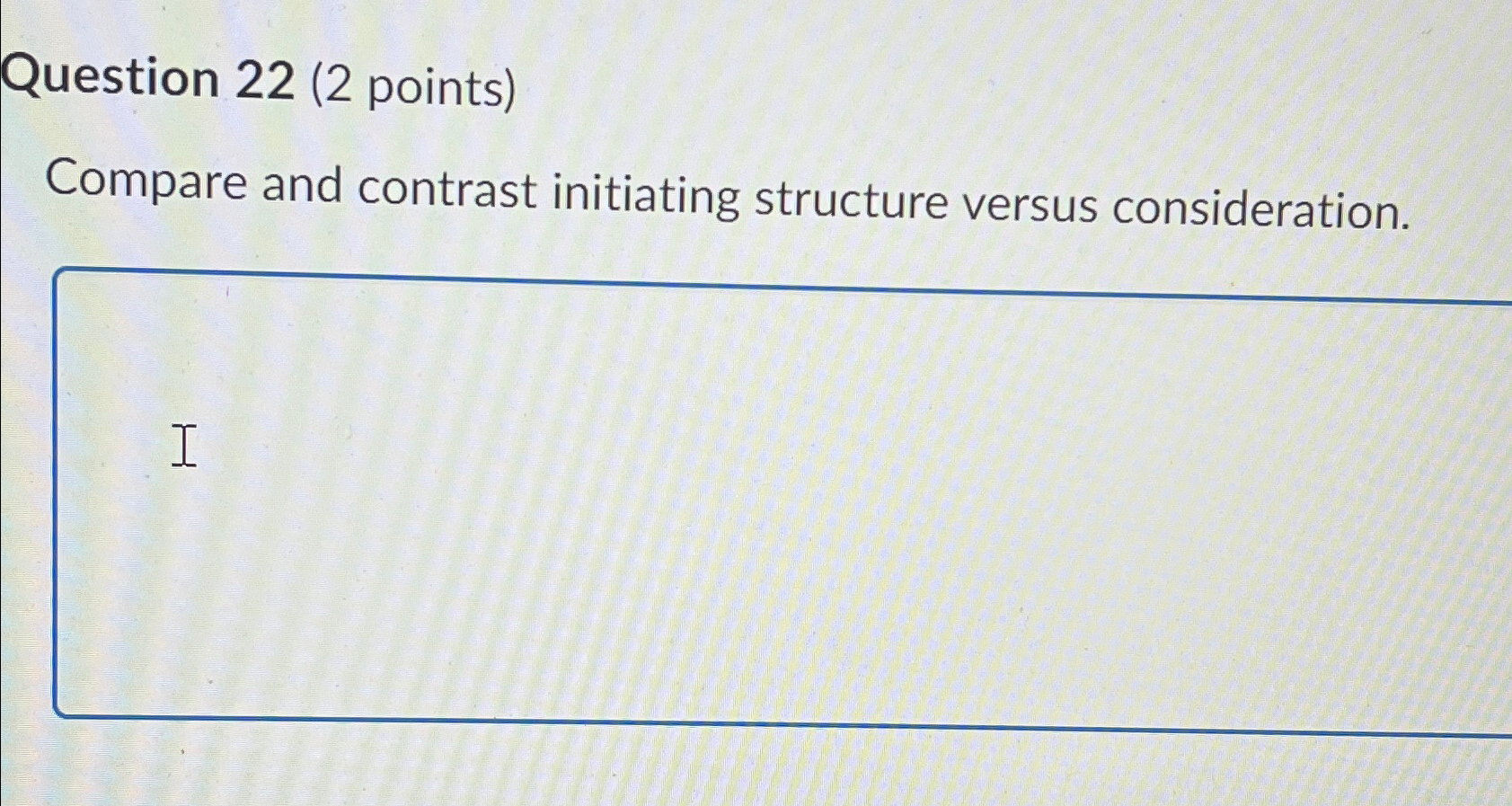 Solved Question 22 (2 ﻿points)Compare and contrast | Chegg.com