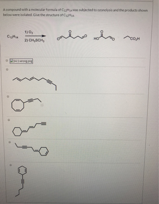 Solved A compound with a molecular formula of C12H34 was | Chegg.com