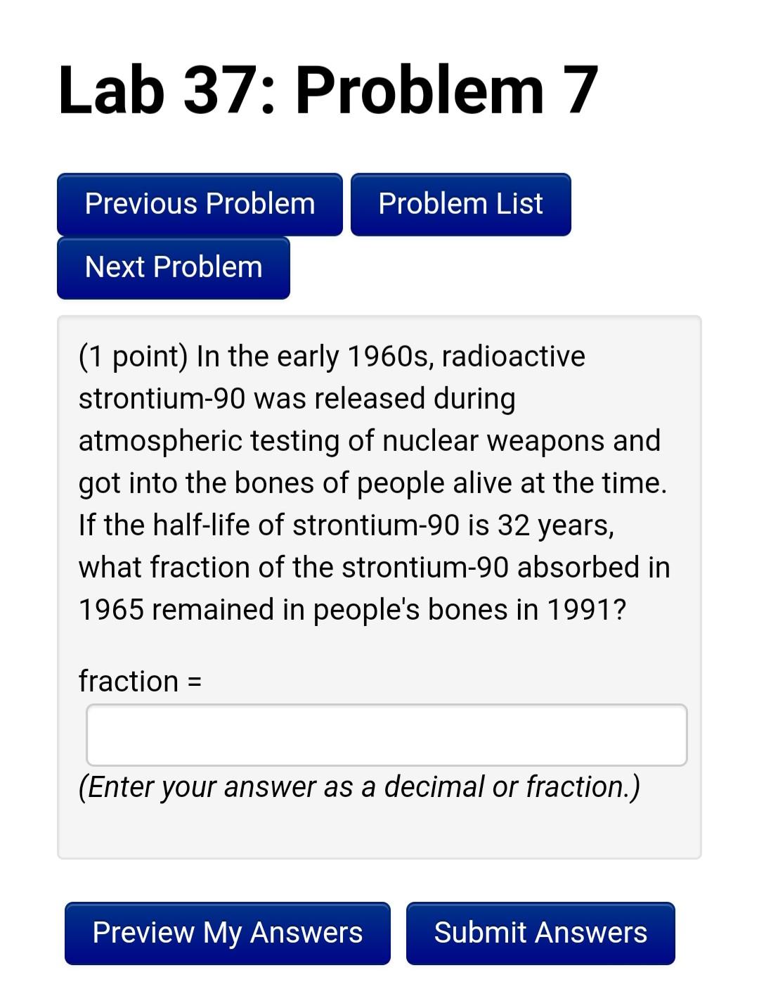 Solved Lab 37 Problem 6 Previous Problem Problem List Next 6250