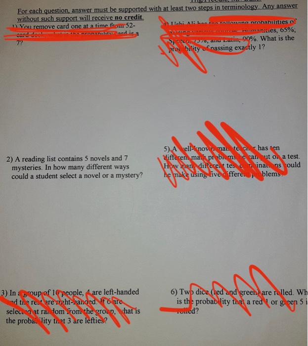 Solved For each question, answer must be supported with at | Chegg.com