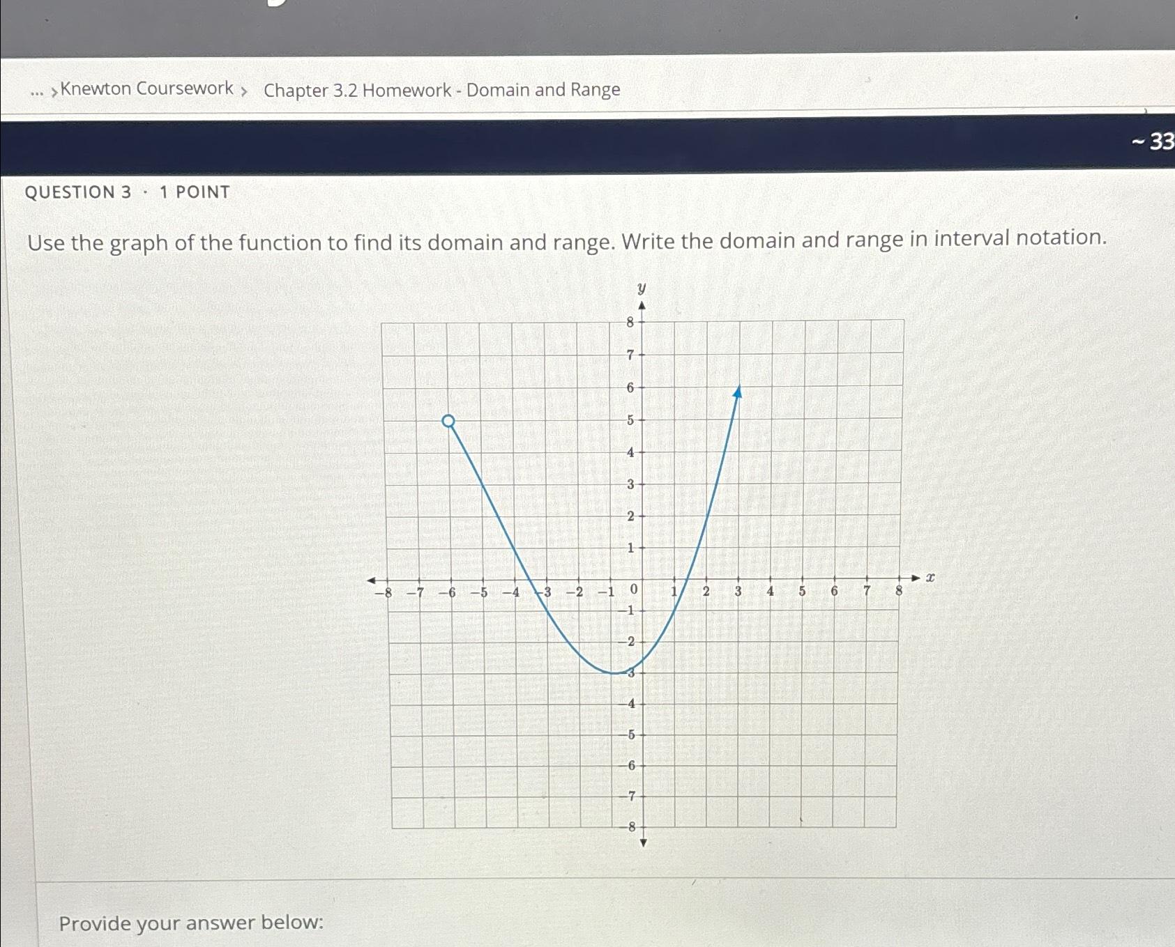 Solved ... > ﻿Knewton Coursework >Chapter 3.2 ﻿Homework - | Chegg.com