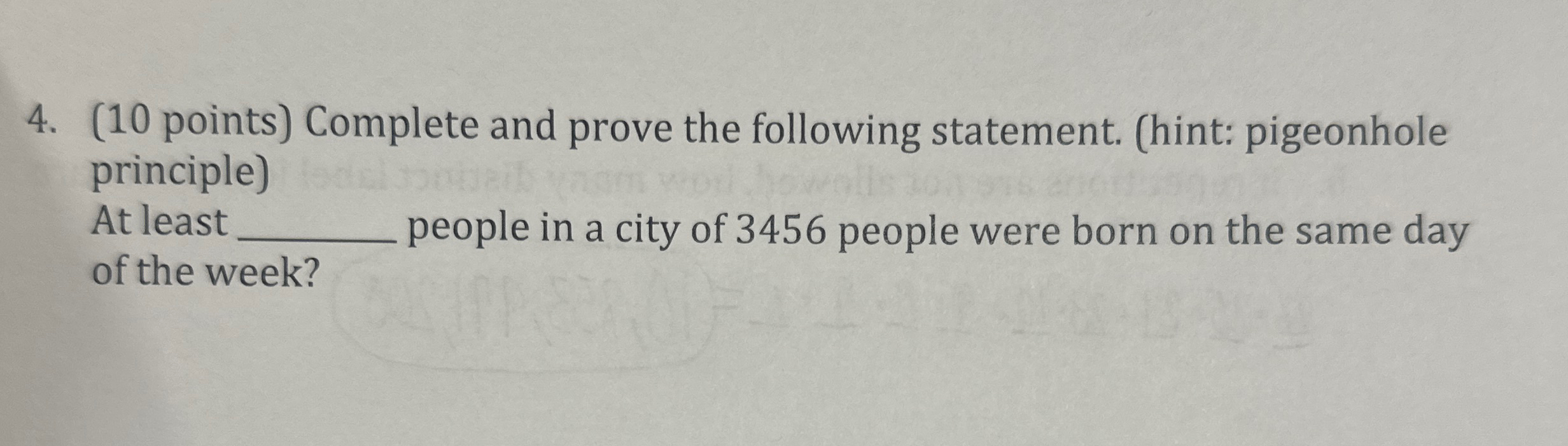 Solved Complete and prove the following statement. (hint: | Chegg.com