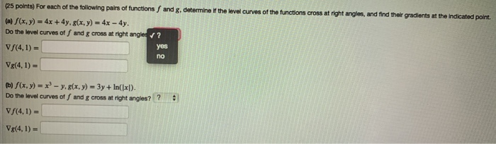 Solved 25 points) For each of the following pairs of | Chegg.com