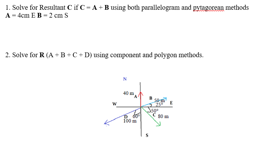 Solved Solve for R (A + ﻿B + ﻿C + ﻿D) ﻿using component and | Chegg.com
