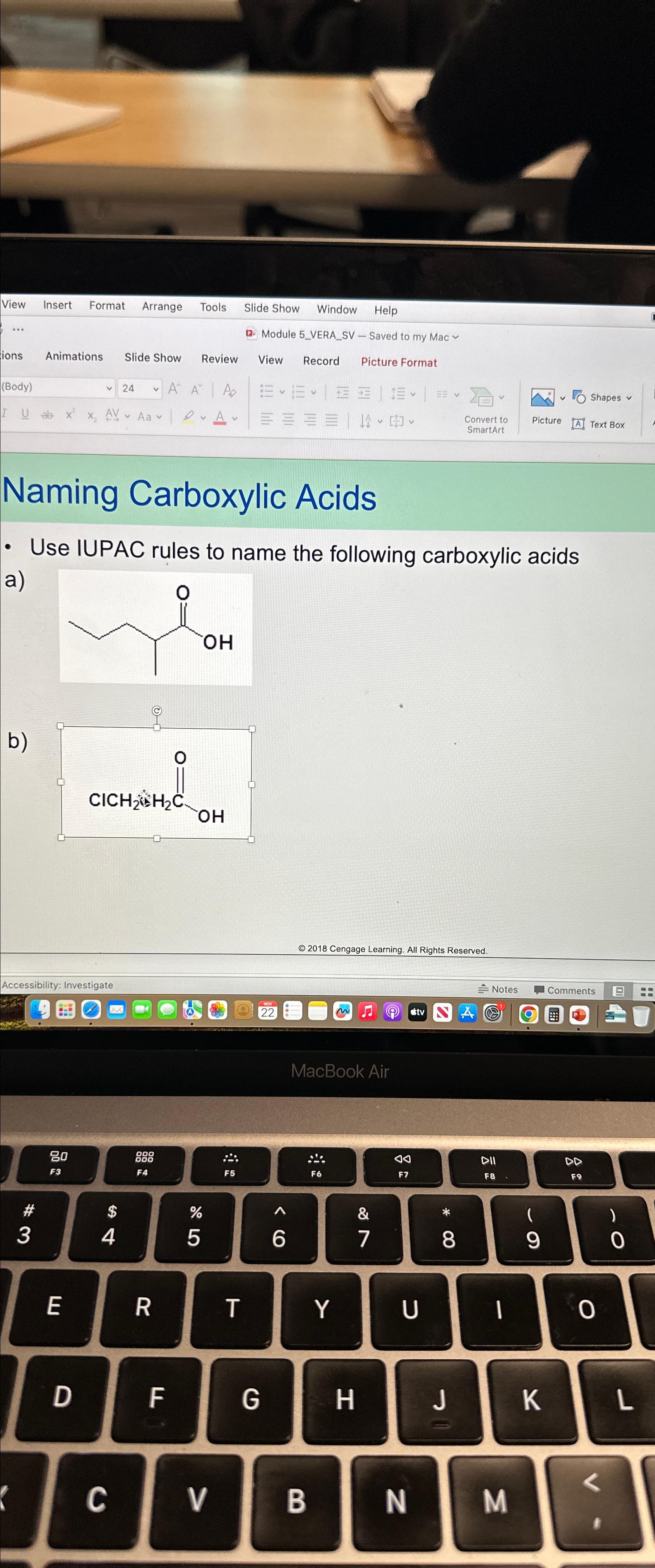 Solved Naming Carboxylic AcidsUse IUPAC rules to name the | Chegg.com