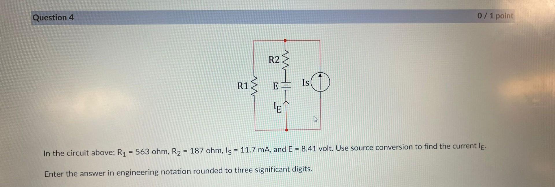 Solved In the circuit above; R1=2.12 (kilo ohm), R2=3.20 | Chegg.com