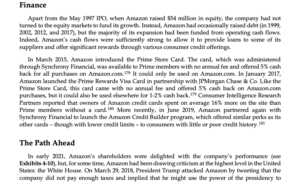 Solved FinanceApart from the May 1997 ﻿IPO, when Amazon | Chegg.com