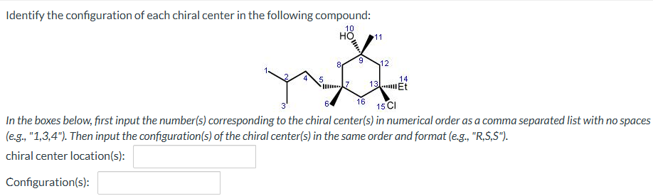 Solved Identify the configuration of each chiral center in | Chegg.com