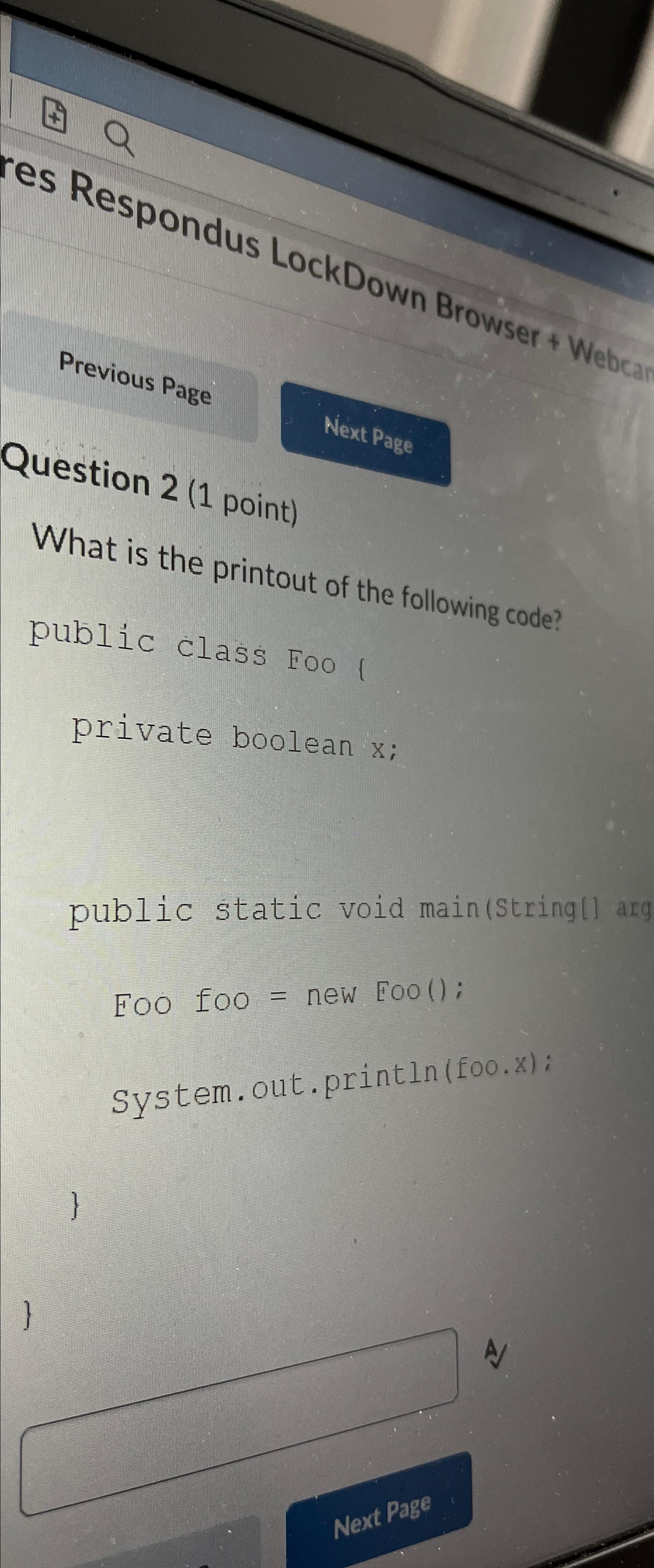 Solved Previous PageNext PageQuestion 2 (1 ﻿point)What is | Chegg.com