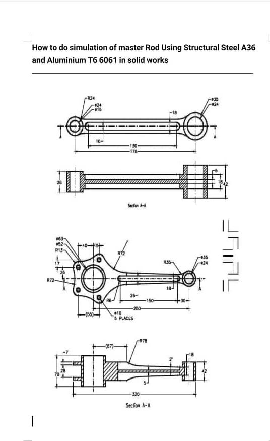 Solved How to do simulation of master Rod Using Structural | Chegg.com