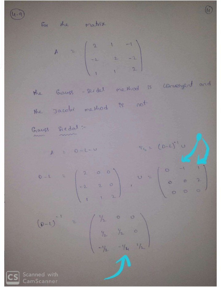 Solved I've used arrows to indicate for the inverse of | Chegg.com