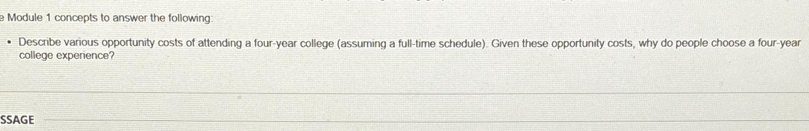 Solved Module 1 ﻿concepts to answer the following:Describe | Chegg.com