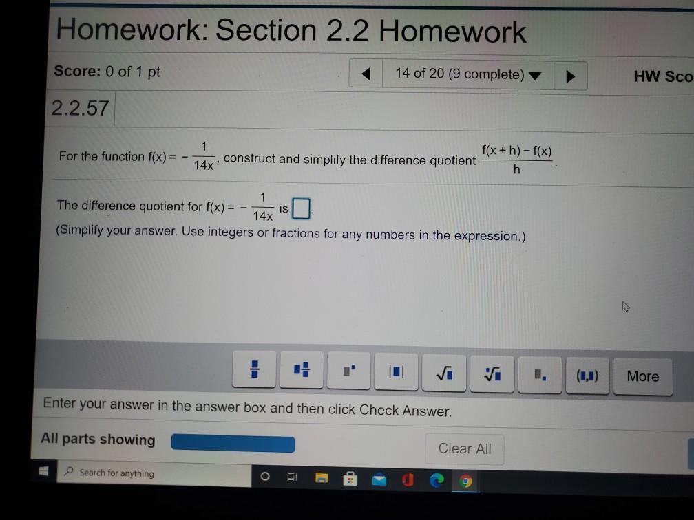 Solved Homework: Section 2.2 Homework Score: 0 of 1 pt 14 of | Chegg.com