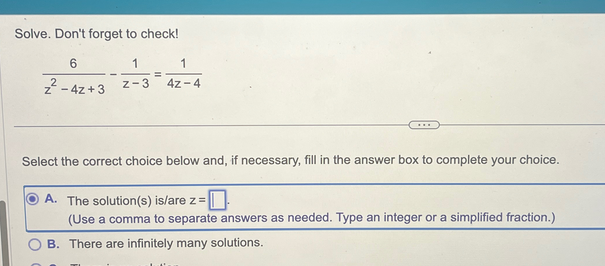 Solved Solve. Don't forget to | Chegg.com