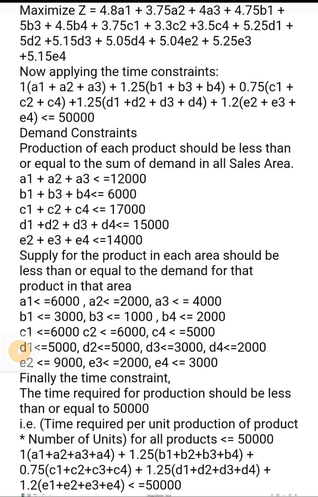 Solved 5 b3+4.5 b4+3.75c1+3.3c2+3.5c4+5.25 d1+5 d2+5.15 | Chegg.com