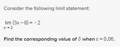Solved Consider the following limit | Chegg.com