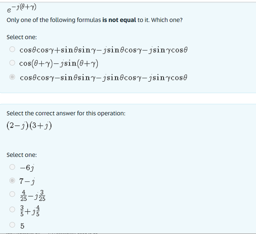 Solved Match the complex number a+jb ﻿to its polar | Chegg.com