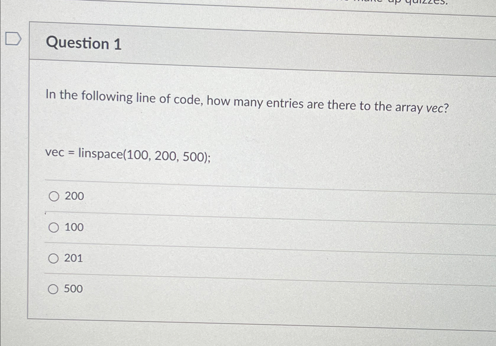 Solved Question 1In the following line of code, how many | Chegg.com