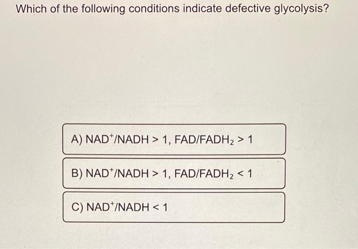 Solved Which of the following conditions indicate defective | Chegg.com