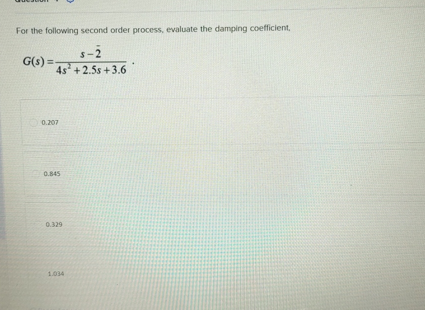 Solved For the following second order process, evaluate the | Chegg.com
