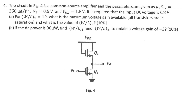 Solved Hi, ﻿this is an micro-electronics question, please | Chegg.com