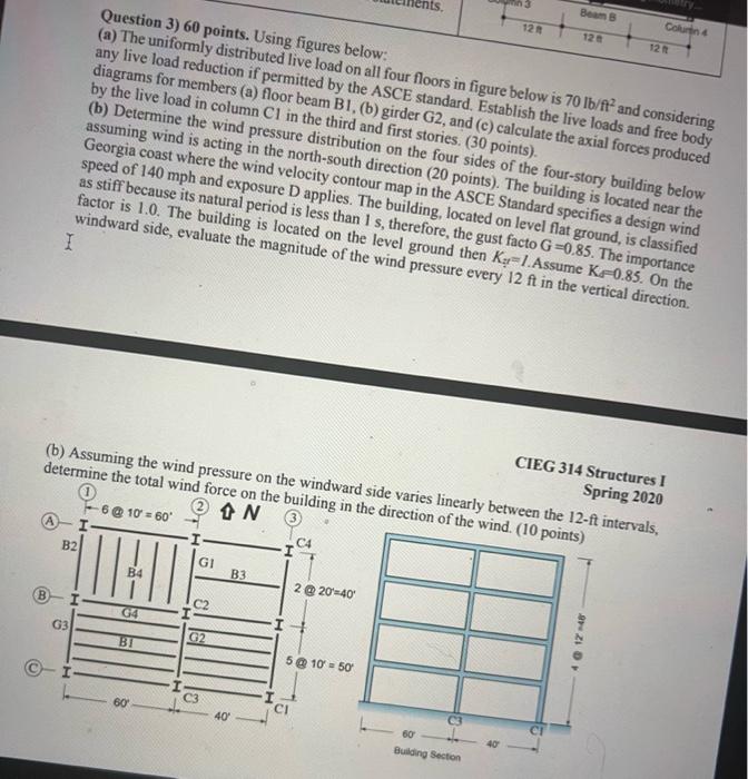 Question 3) 60 points. Using figures below: (a) The | Chegg.com