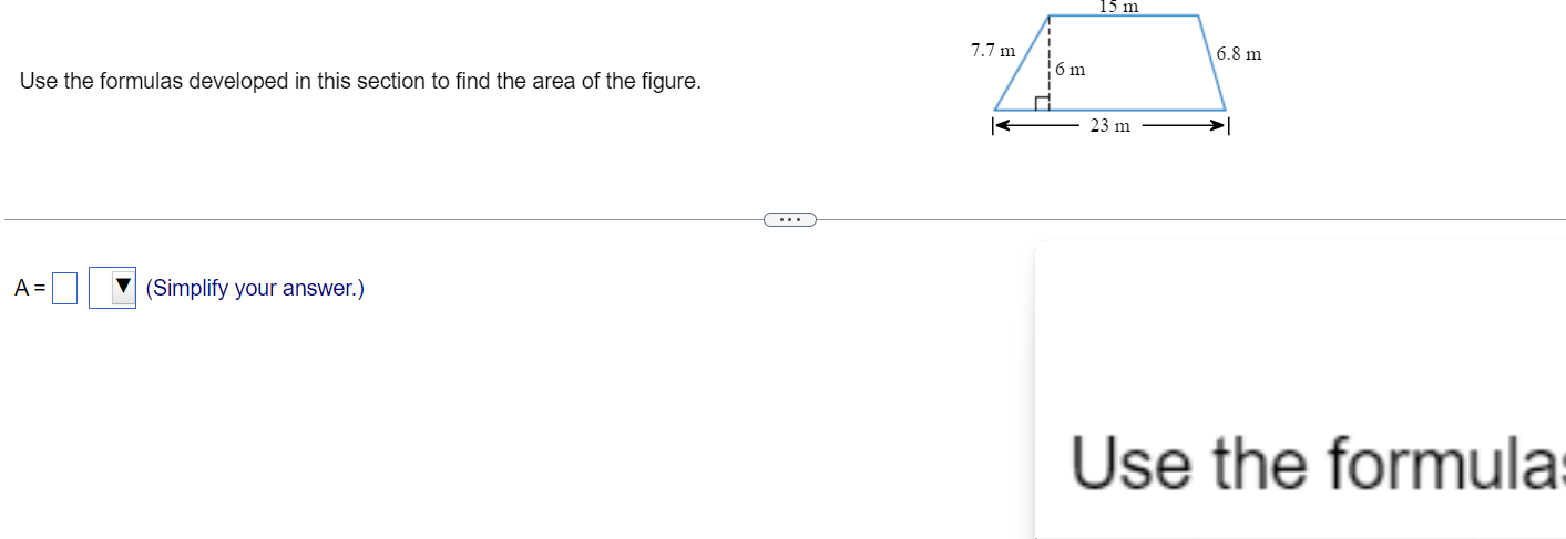 Solved Use the formulas developed in this section to find | Chegg.com