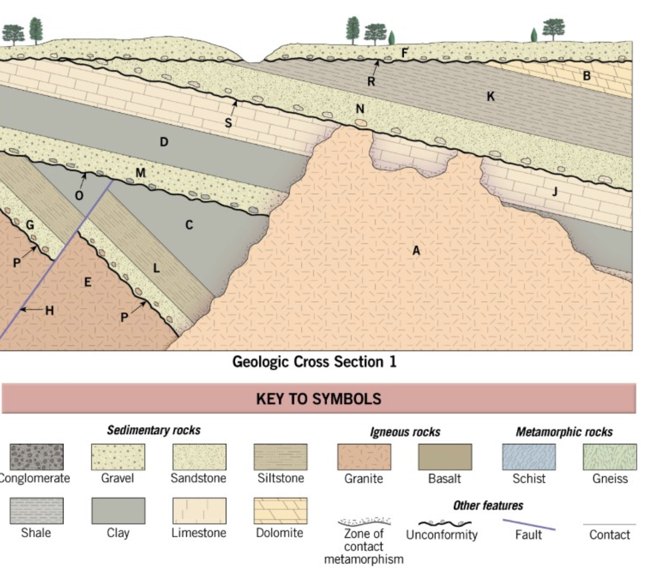 Solved Refer to the diagram of Cross Section #1How many | Chegg.com
