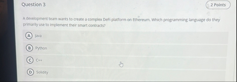 Solved Question 3A development team wants to create a | Chegg.com