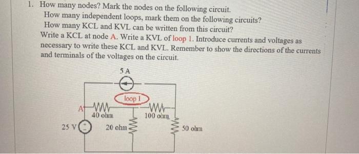 Solved 1. How many nodes? Mark the nodes on the following | Chegg.com
