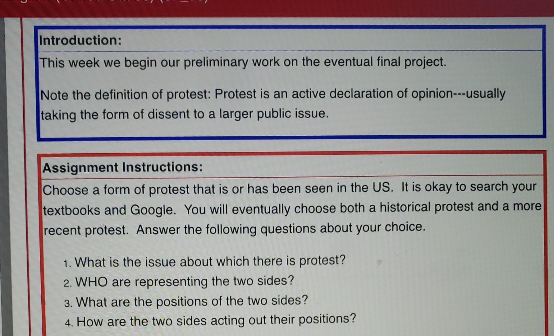 Introduction: This week we begin our preliminary work | Chegg.com