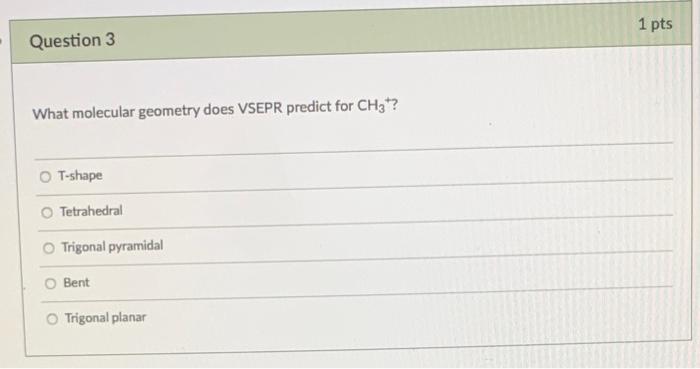 Solved What molecular geometry does VSEPR predict for BeH2 ? | Chegg.com
