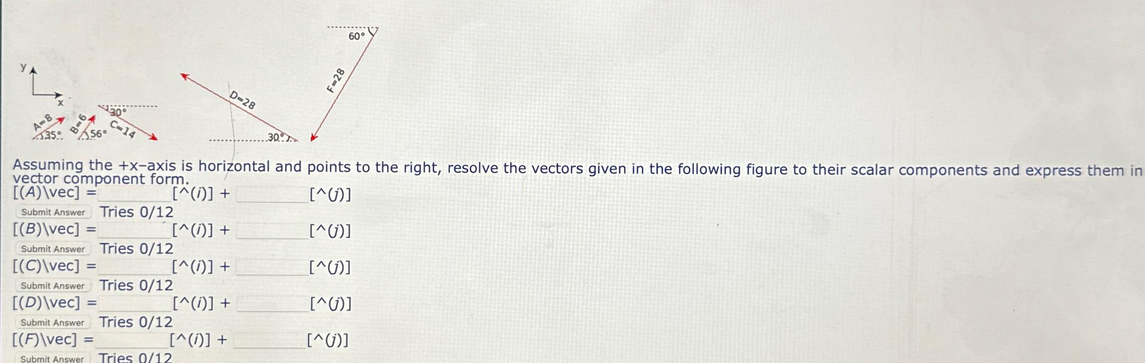 Solved Assuming the +x-axis is horizontal and points to the | Chegg.com