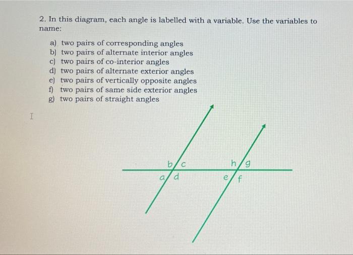 Solved 1. Solve for the unknown angles. Justify how you | Chegg.com