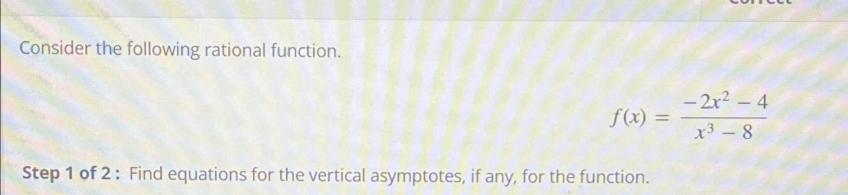 Solved Consider the following rational | Chegg.com